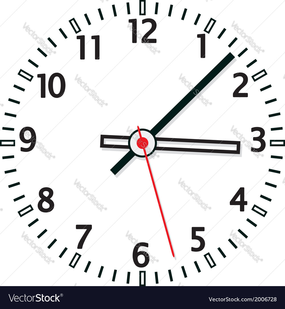 Clock Royalty Free Vector Image - VectorStock
