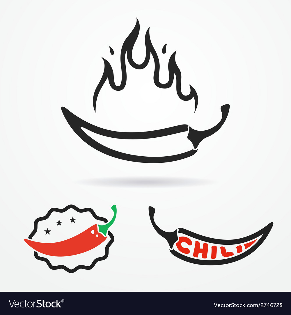 Pepper logo Royalty Free Vector Image - VectorStock