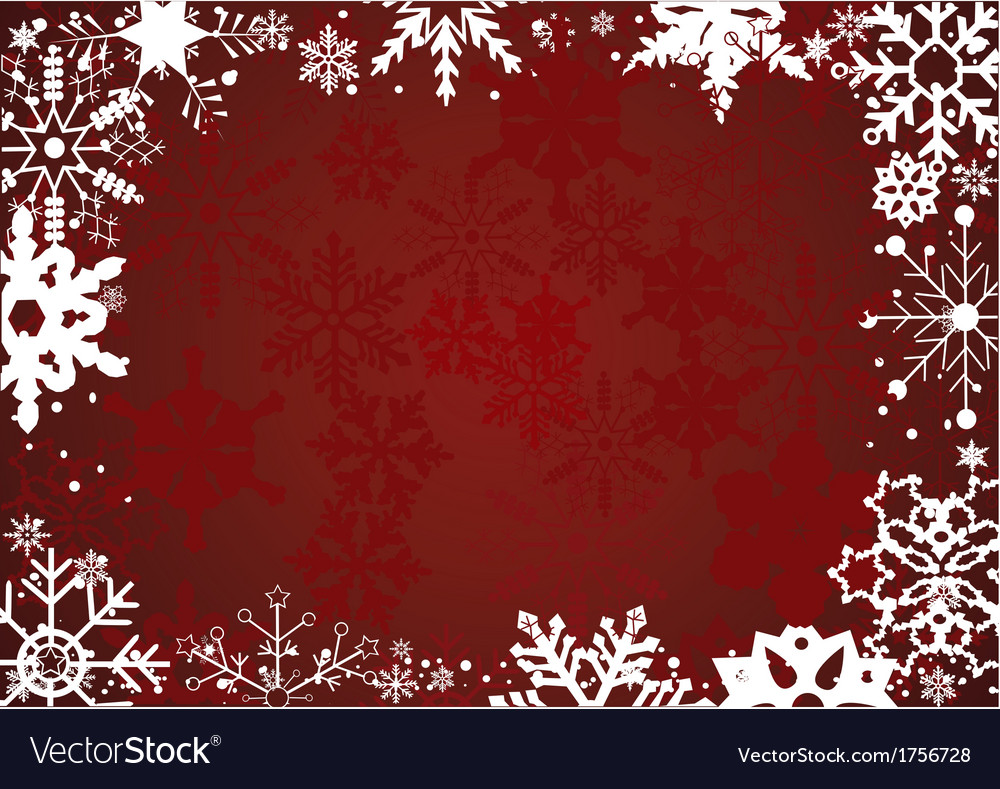 Snowflake frame Royalty Free Vector Image - VectorStock