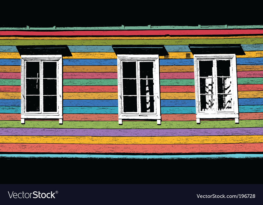 Three windows Royalty Free Vector Image - VectorStock
