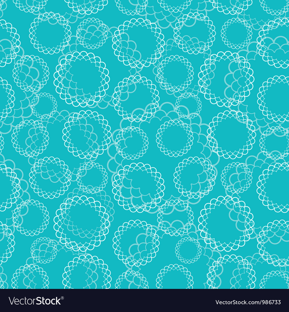 Blue abstract seamless pattern Royalty Free Vector Image