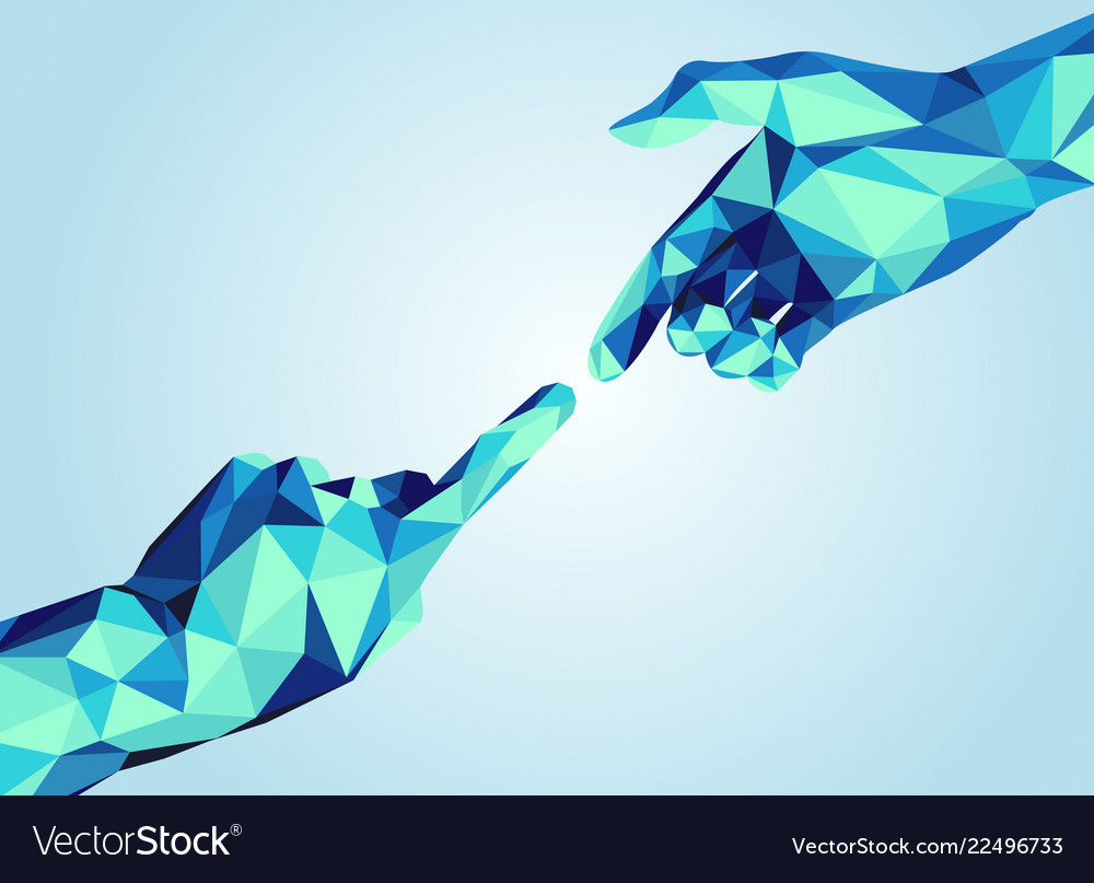 Hand point Royalty Free Vector Image - VectorStock