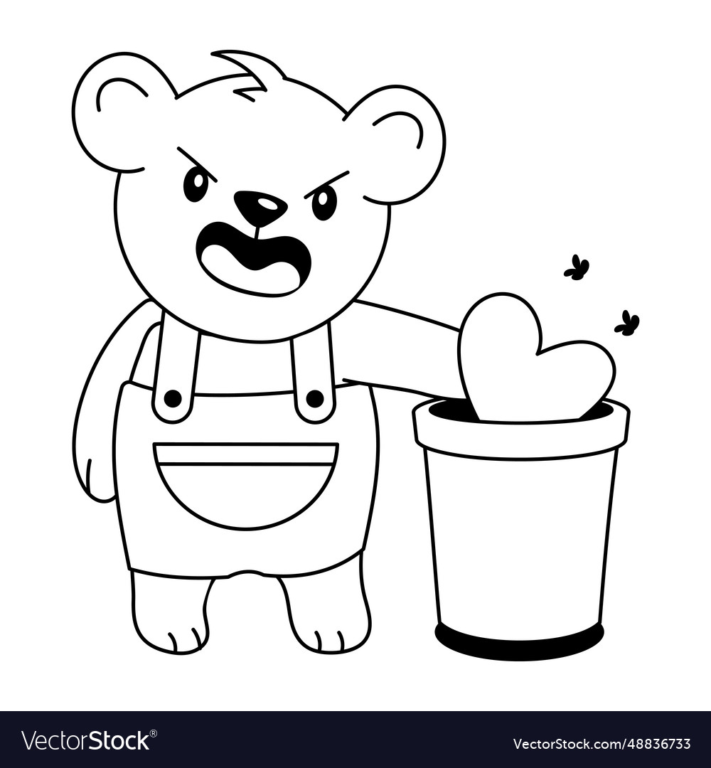 Throwing heart Royalty Free Vector Image - VectorStock