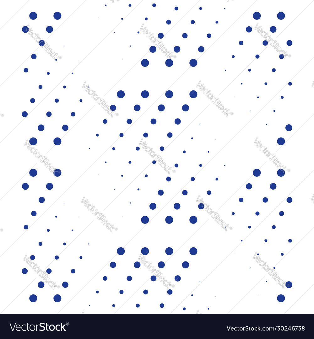 Pattern with dynamic dots Royalty Free Vector Image