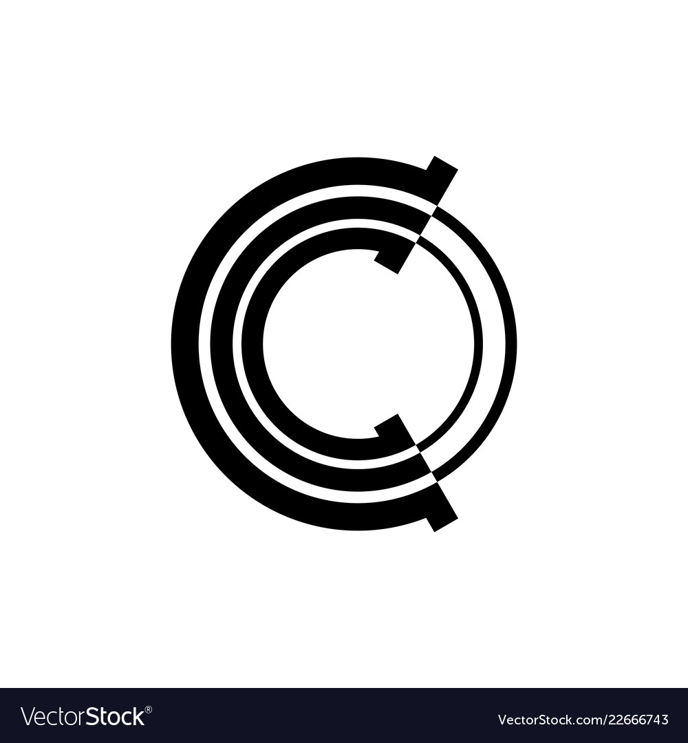 C letter logo Royalty Free Vector Image - VectorStock