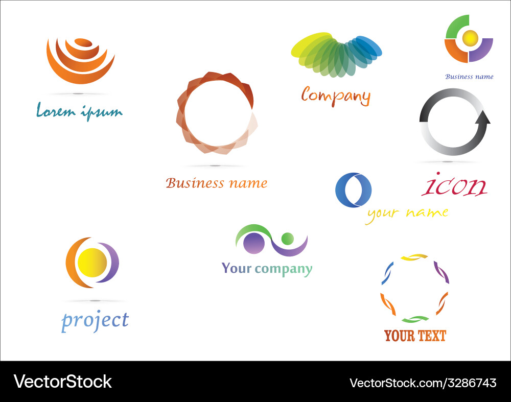 Collection of icons Royalty Free Vector Image - VectorStock