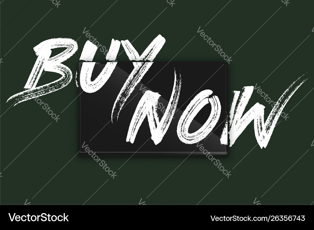 High-detailed notebook with painted buy now Vector Image