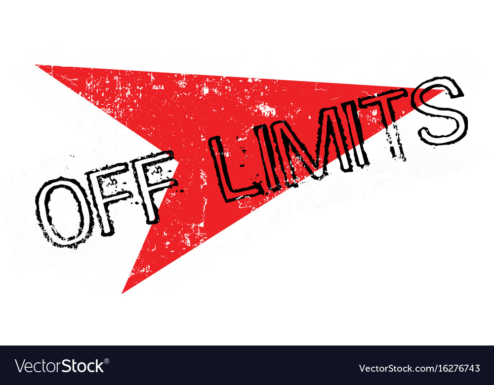 Off limits rubber stamp Royalty Free Vector Image