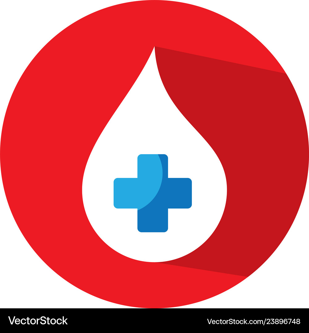 Blood Drop Logo Template Royalty Free Vector Image