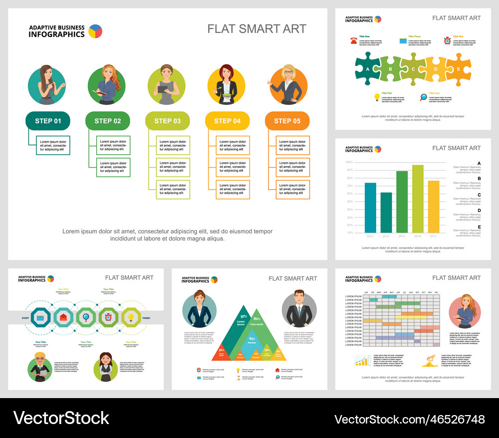 Colorful finance or training concept infographic Vector Image