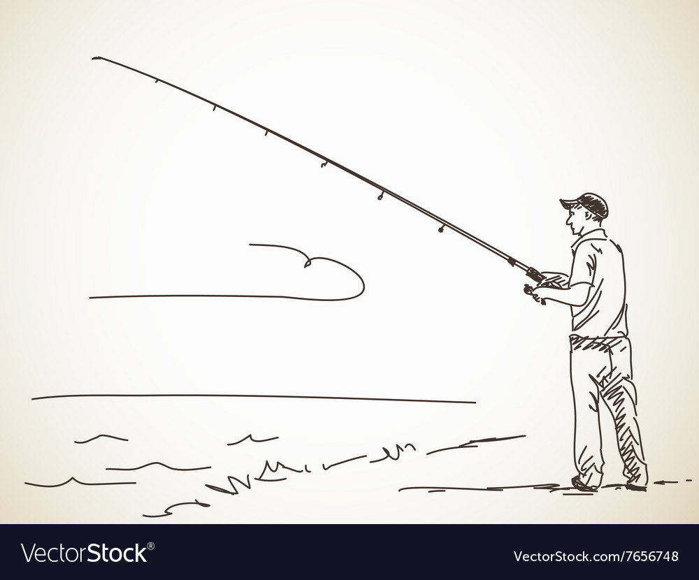 Fishing Royalty Free Vector Image - VectorStock