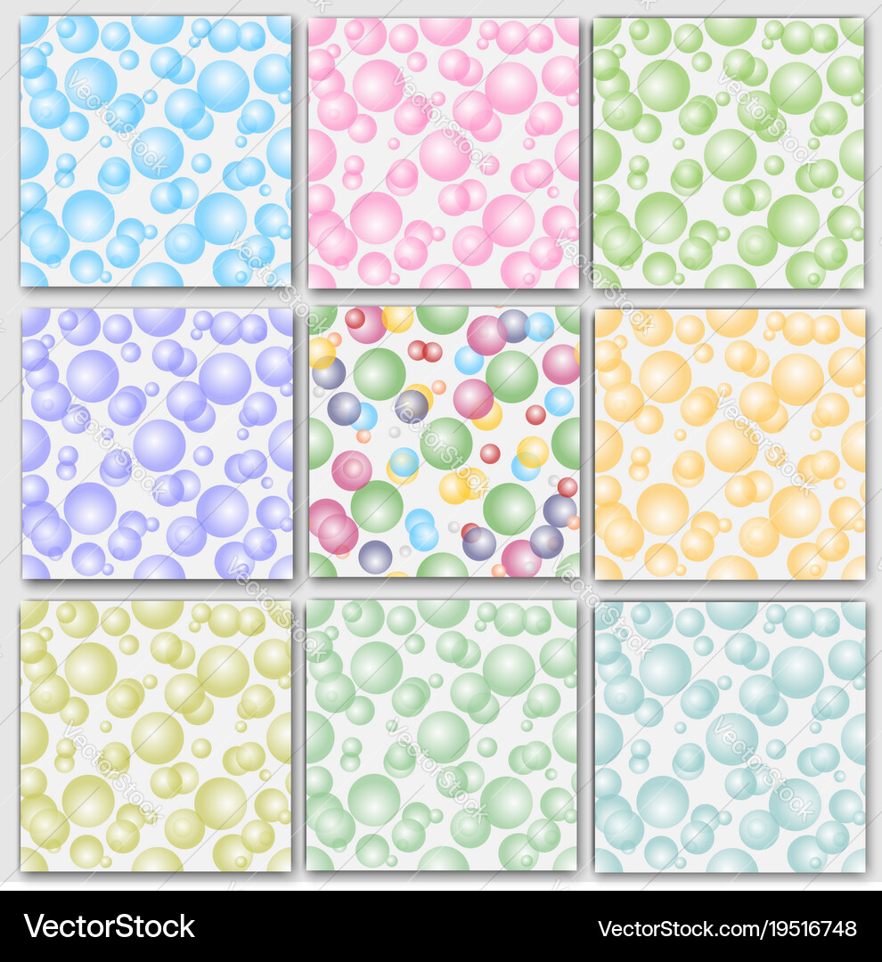 Set of seamless backgrounds backgrounds Royalty Free Vector