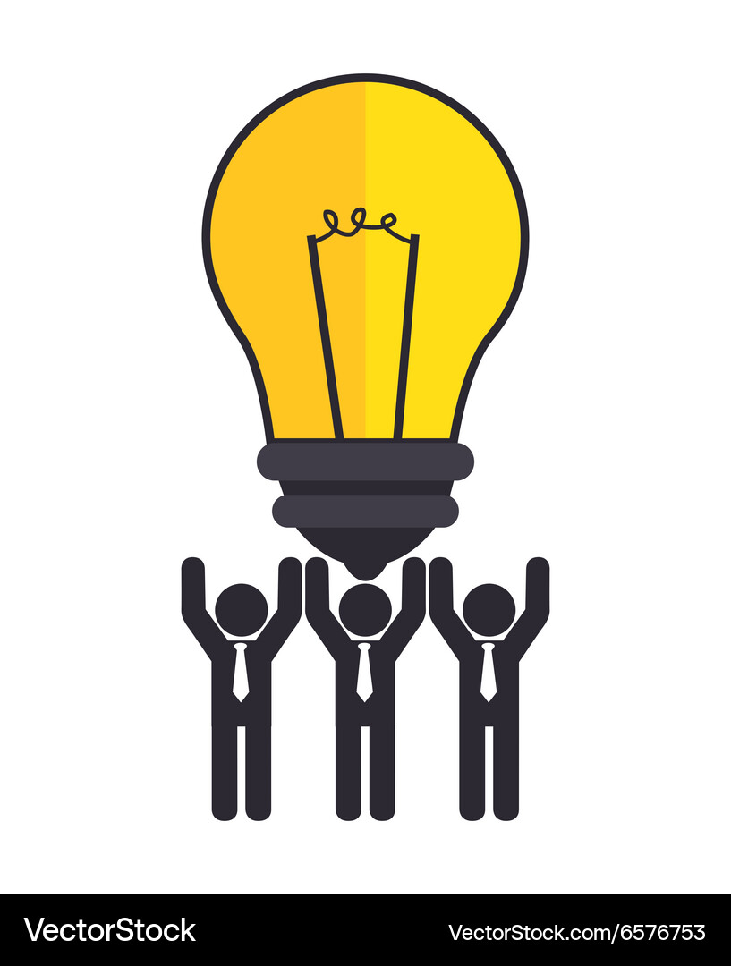 Big ideas graphic design with icons Royalty Free Vector