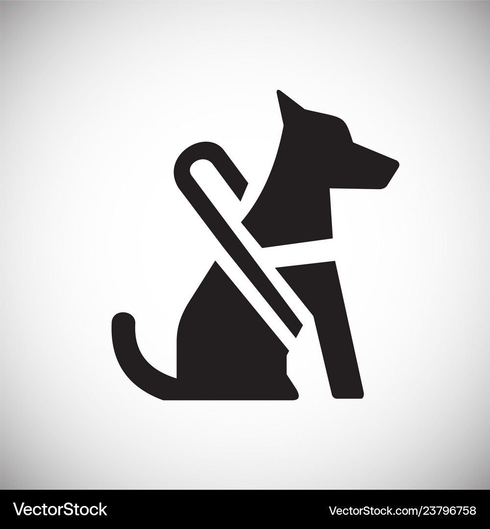 Blindness icon on white background for graphic Vector Image