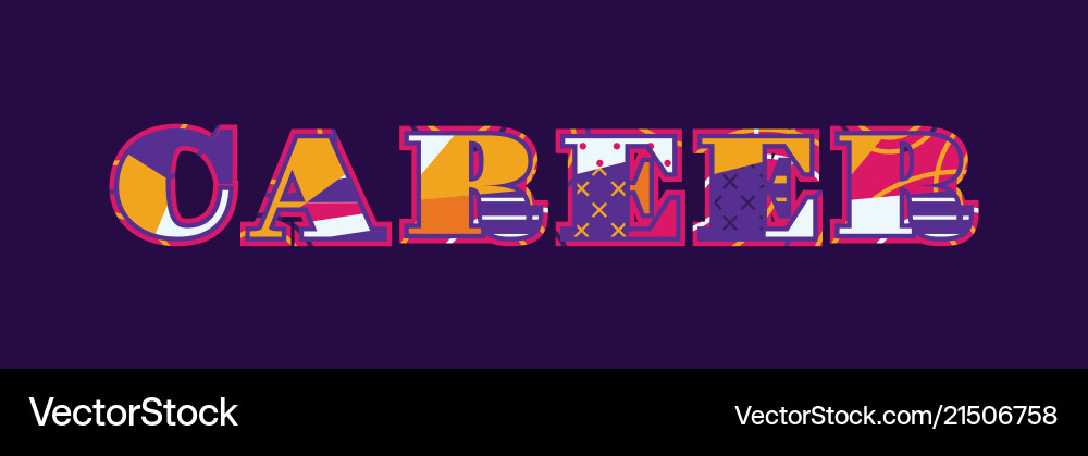 Career concept word art Royalty Free Vector Image