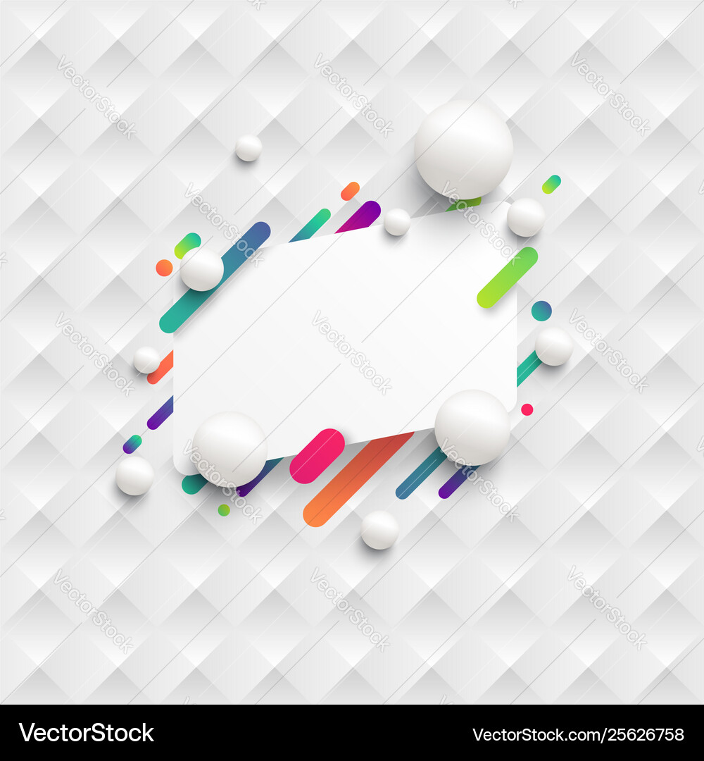 Dynamic and colorful template for advertising Vector Image