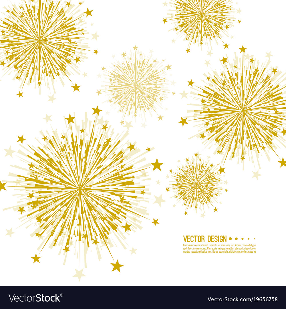 Firework design Royalty Free Vector Image - VectorStock