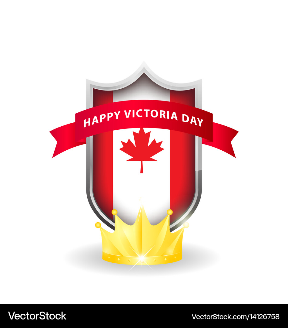 Happy victoria day Royalty Free Vector Image - VectorStock