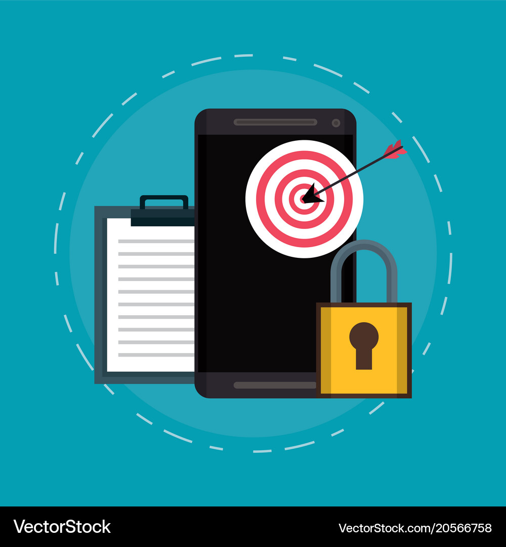 Online secure shopping and transactions Royalty Free Vector
