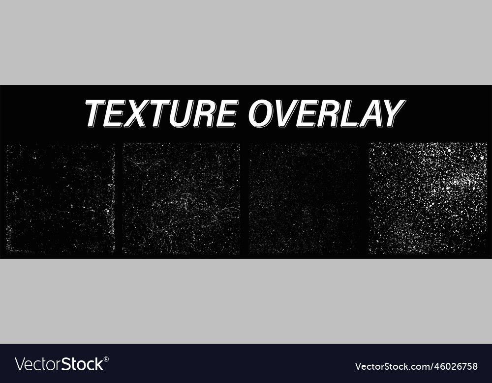 Overlay noise texture distressed gradient effect Vector Image