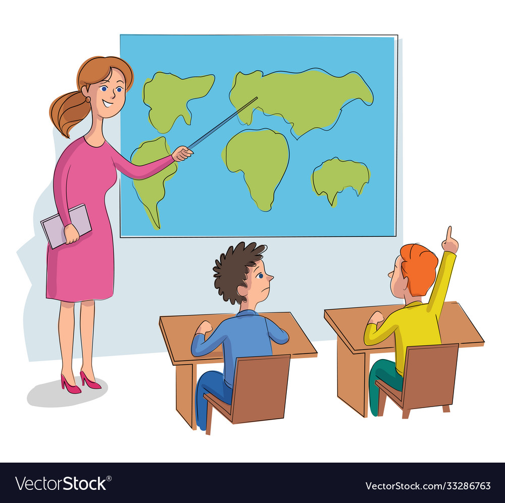 Character elementary school Royalty Free Vector Image