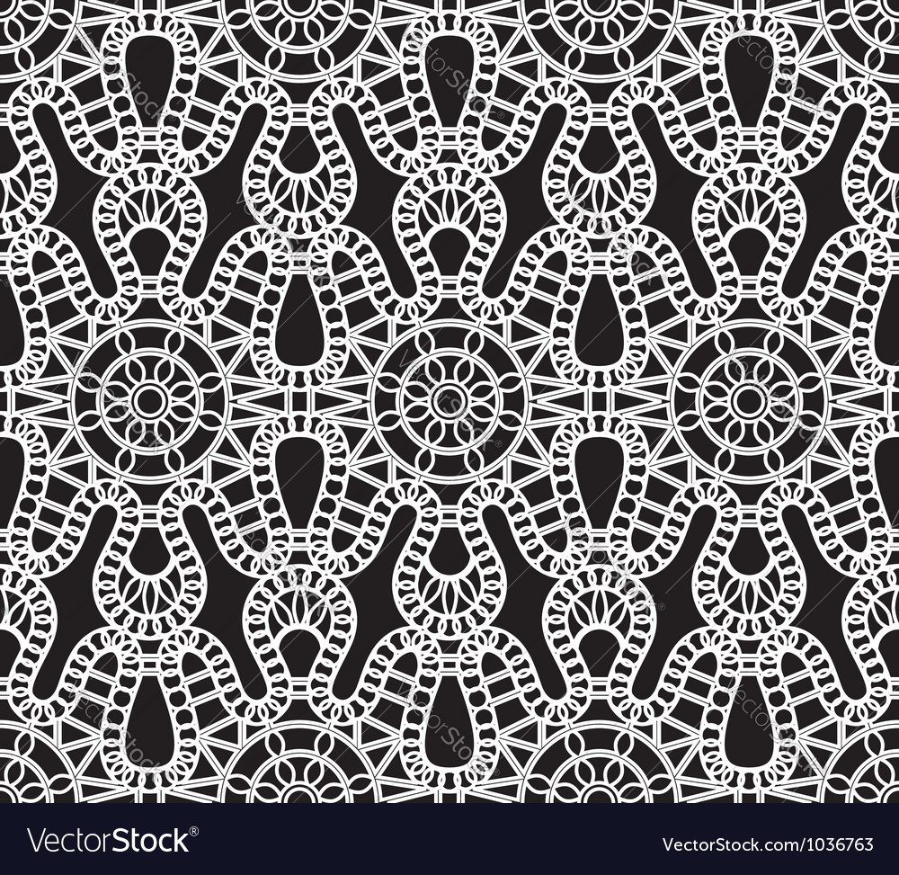 Lace seamless pattern Royalty Free Vector Image