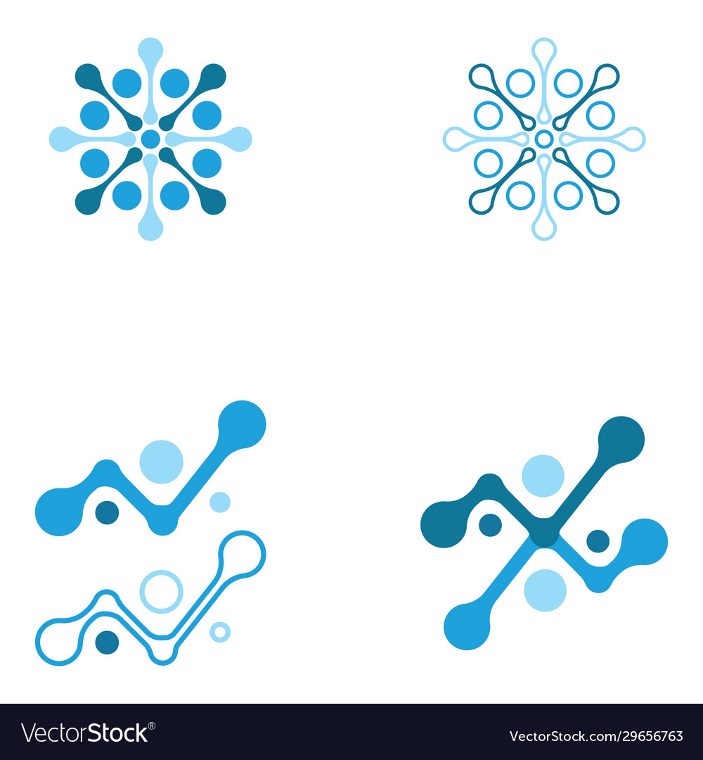 Molecule design Royalty Free Vector Image - VectorStock