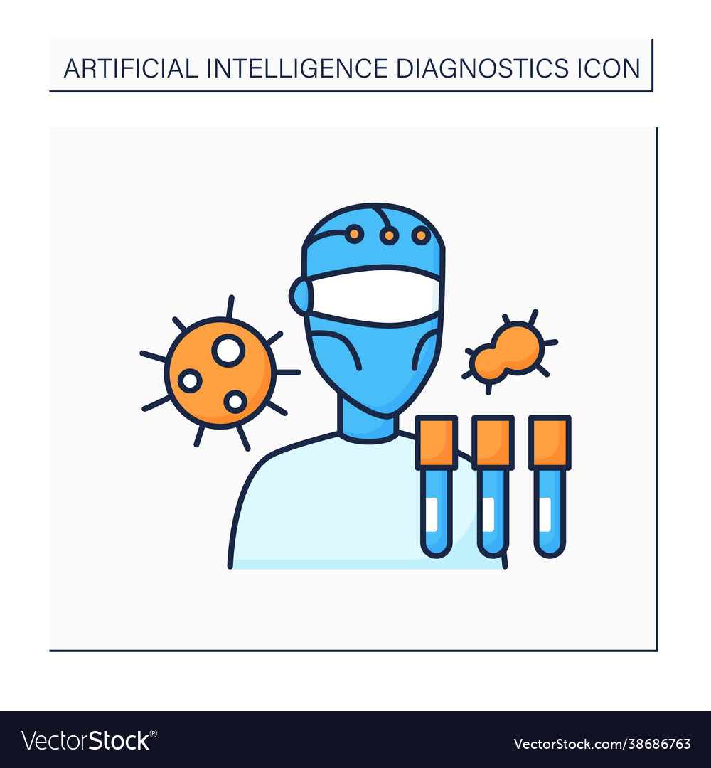 Robot color icon Royalty Free Vector Image - VectorStock