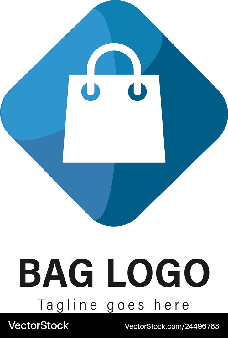 Shop logo template design logo with modern Vector Image