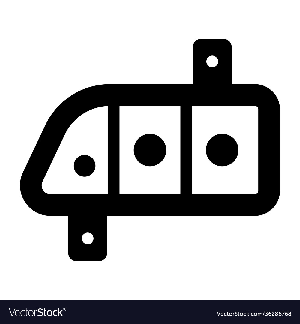 Headlight Royalty Free Vector Image - VectorStock