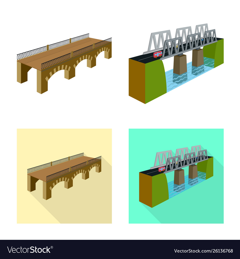 Isolated object connection and design icon set Vector Image