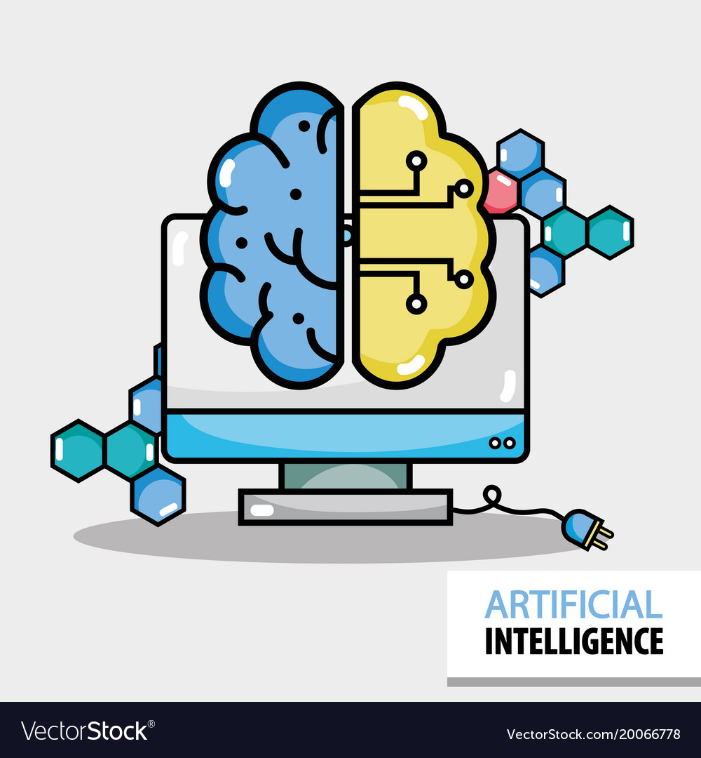 Artificial brain circuits with computer technology