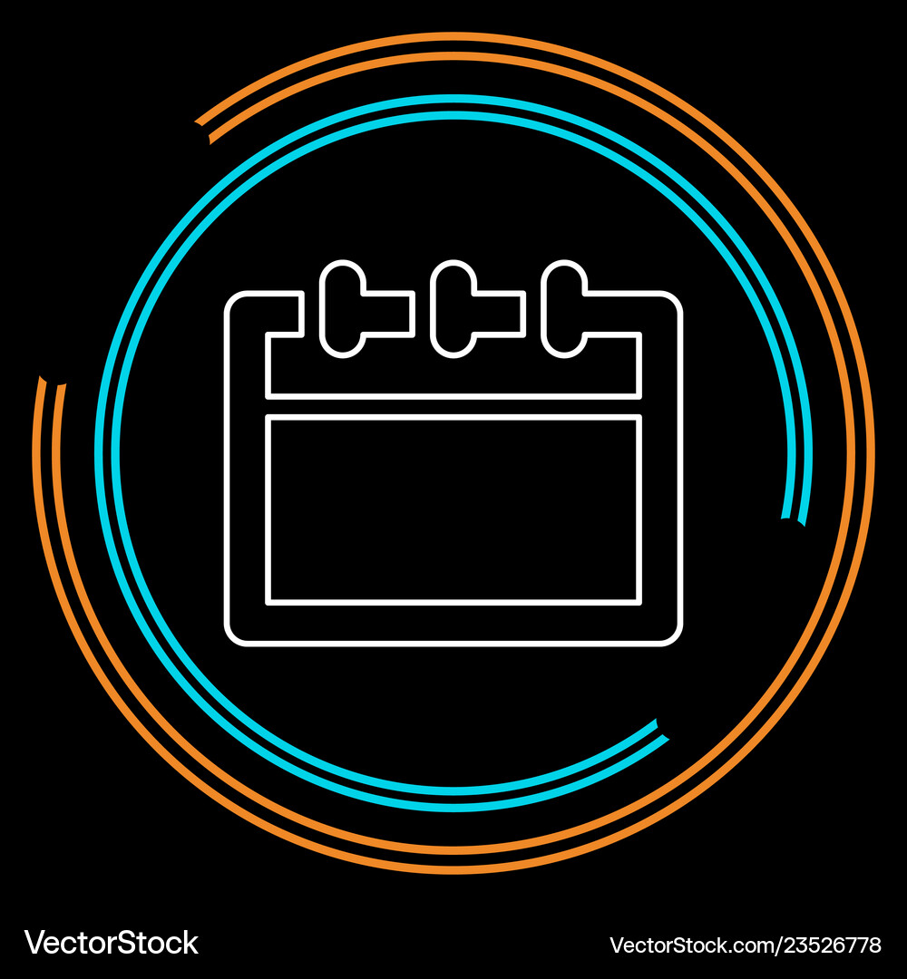 Day calendar icon event calendar Royalty Free Vector Image