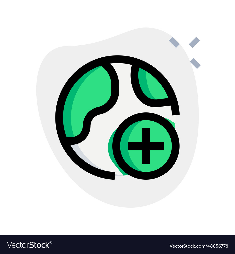 Developing internet connection at large scale Vector Image