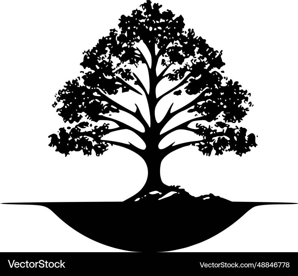 Tree - high quality logo - ideal for t-shirt Vector Image