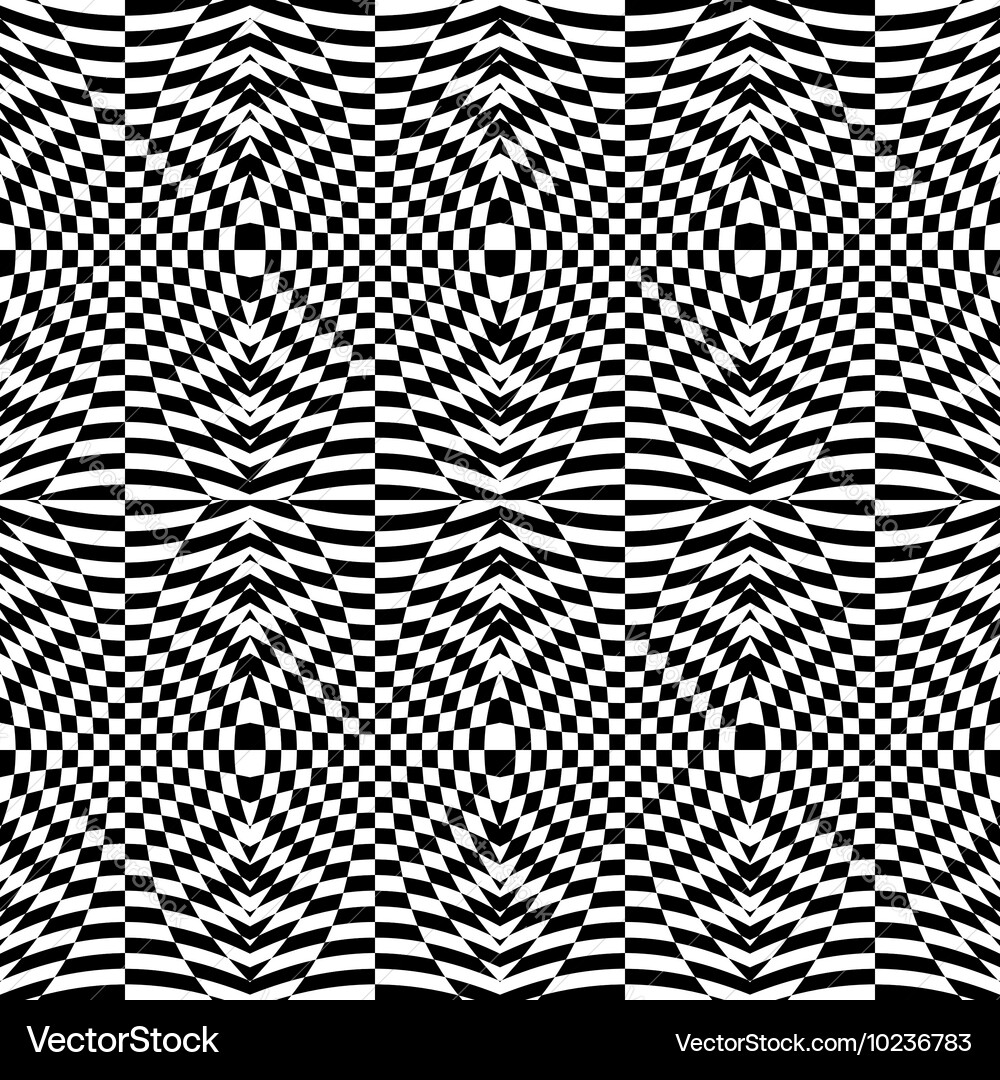 Design seamless monochrome checked pattern Vector Image