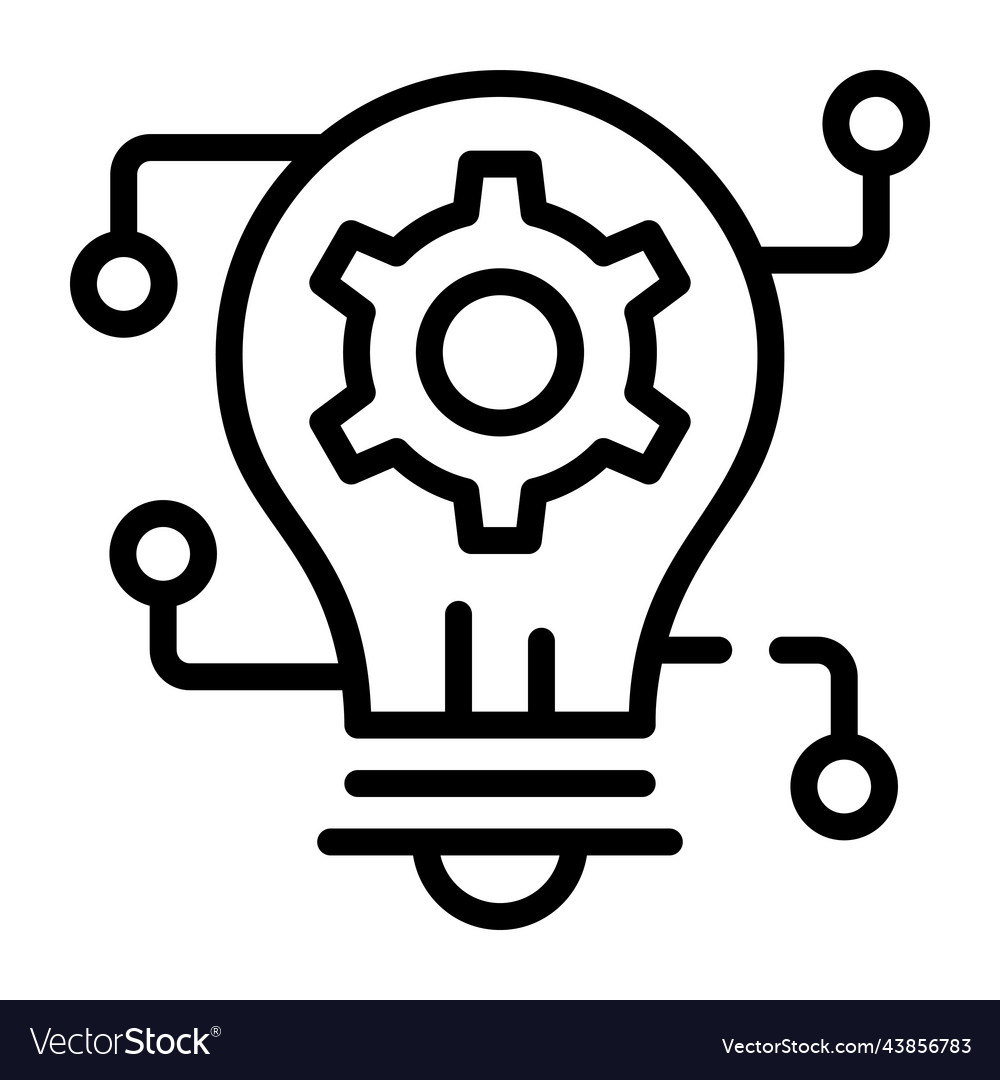 Digitale Idee Lizenzfreies Vektorbild - VectorStock