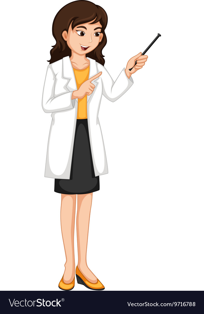 Female ophthalmologist checking eyes Royalty Free Vector Female ophthalmologist checking eyes Royalty Free Vector
