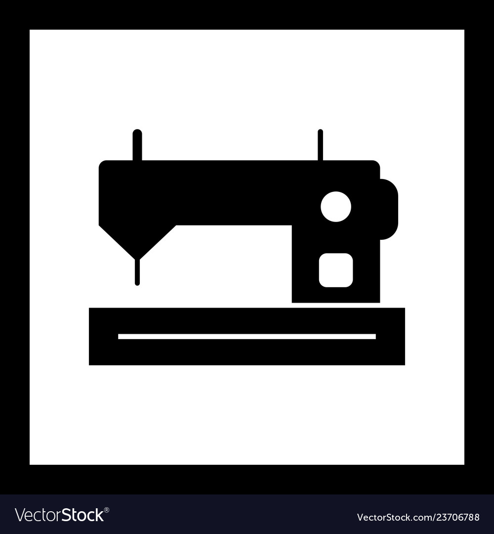 Sewing machine icon Royalty Free Vector Image - VectorStock