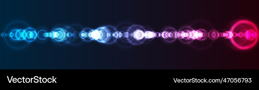 Blue purple glowing neon lens flare effect Vector Image