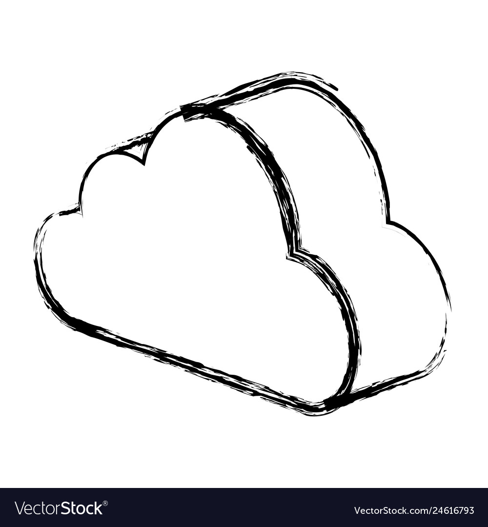 Cloud computing isometric icon Royalty Free Vector Image Cloud computing isometric icon Royalty Free Vector Image