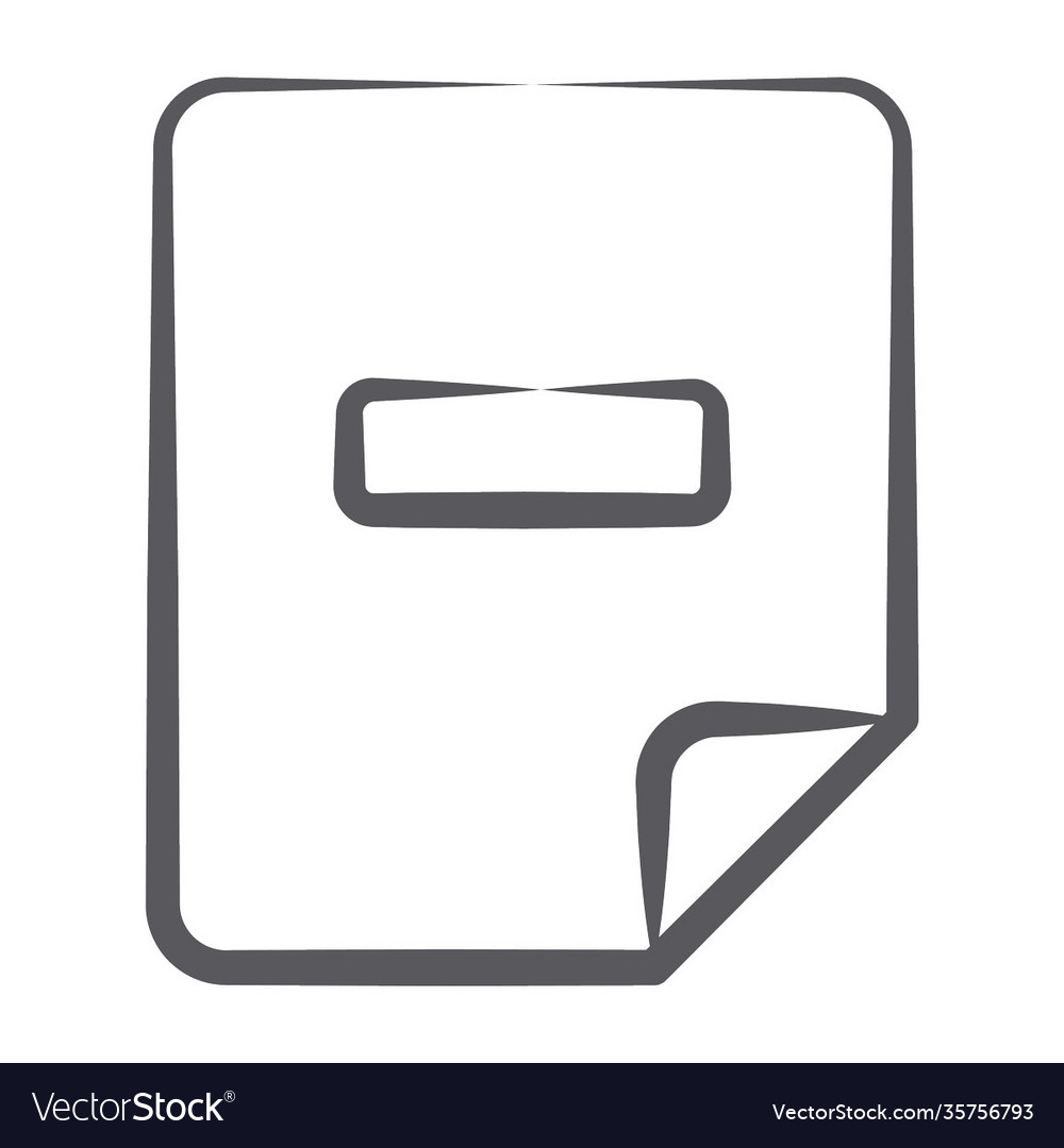 Remove file Royalty Free Vector Image - VectorStock