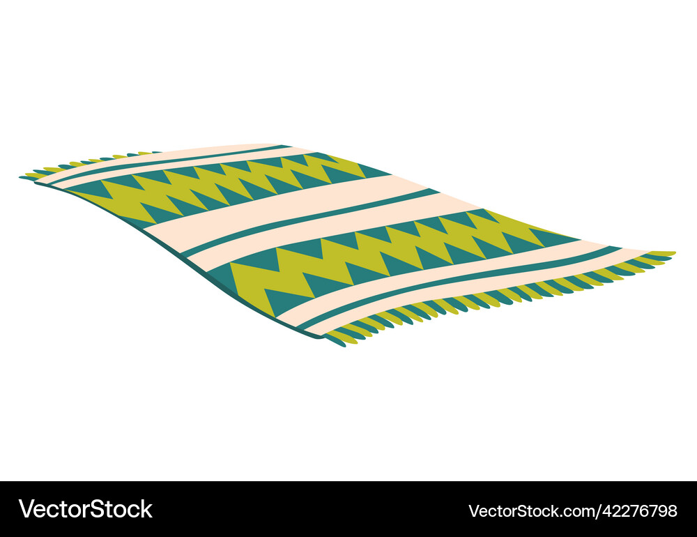 Carpet floor covering mat or rugsfor interior Vector Image