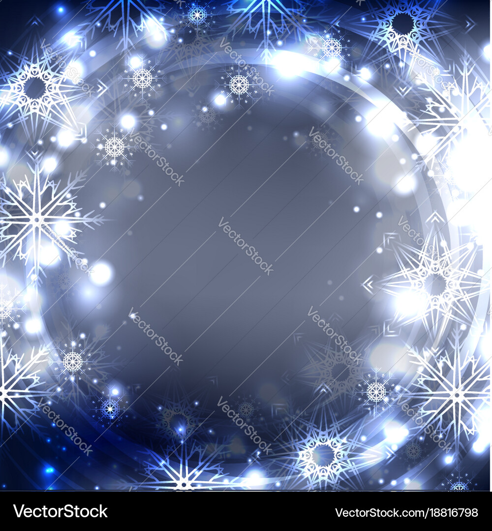 Festive postcard with glowing sparkles Royalty Free Vector