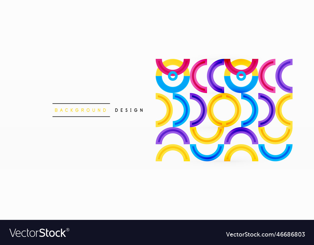 Circles Are Arranged In A Grid Pattern Abstract Vector Image