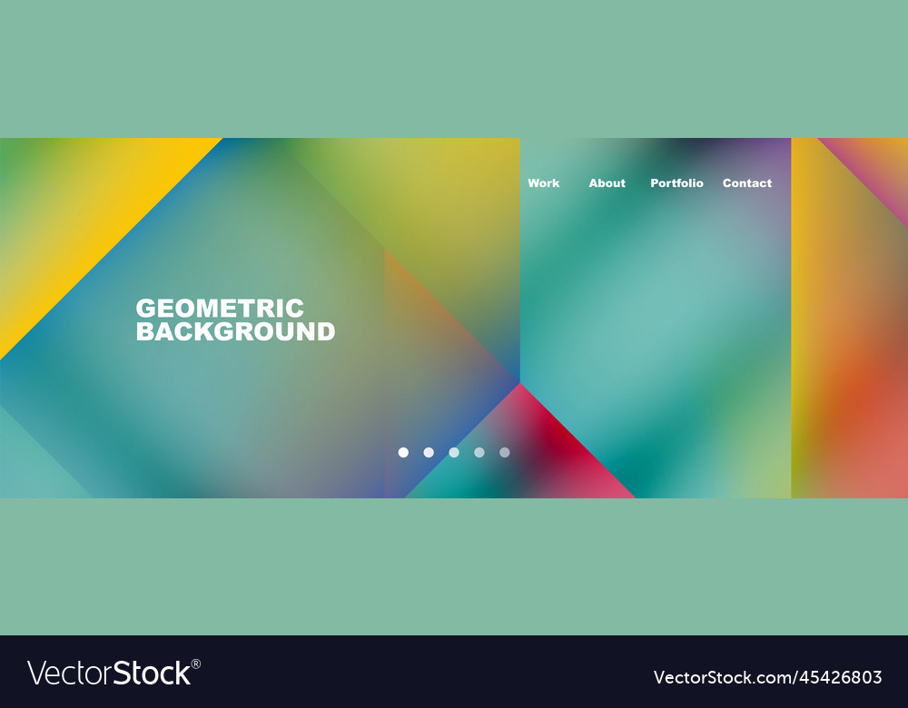 Dynamic lines triangles rectangles geometric Vector Image