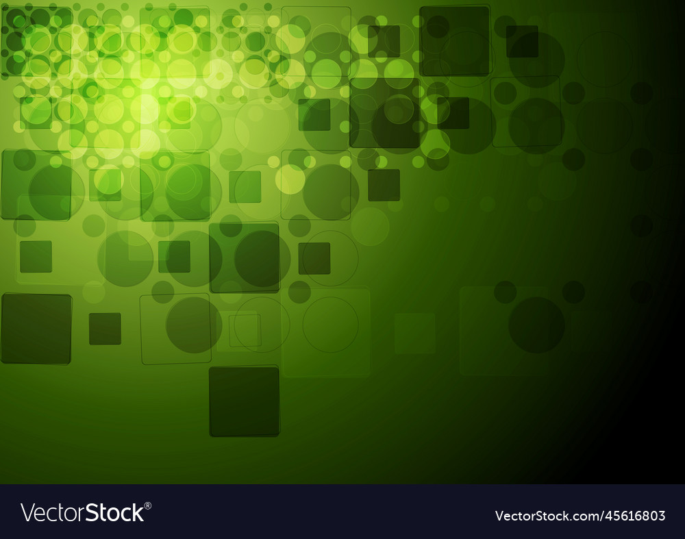 Green tech geometry background Royalty Free Vector Image
