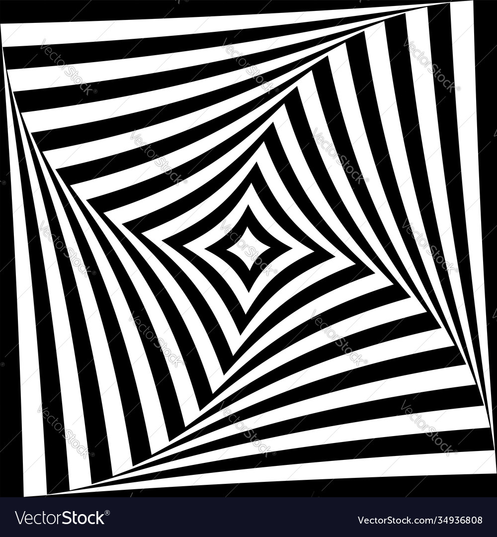 Abstract op art design Royalty Free Vector Image
