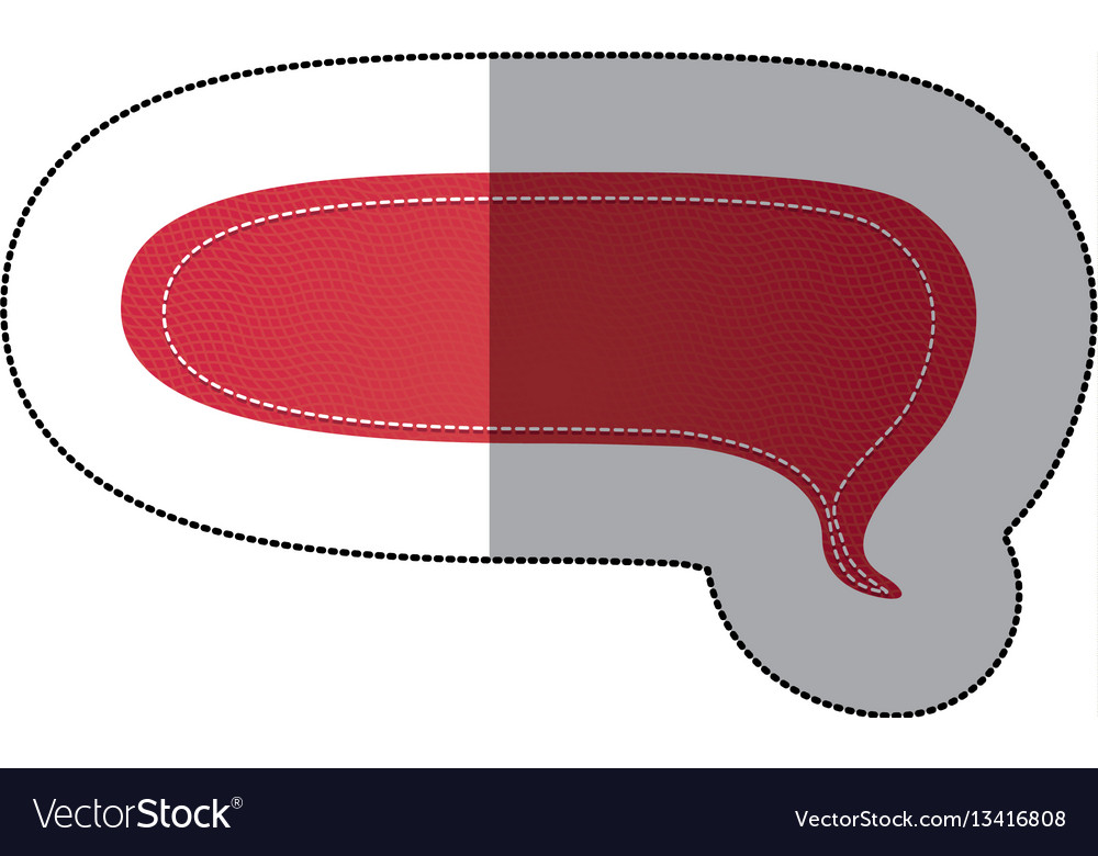 Red chat bubble icon Royalty Free Vector Image