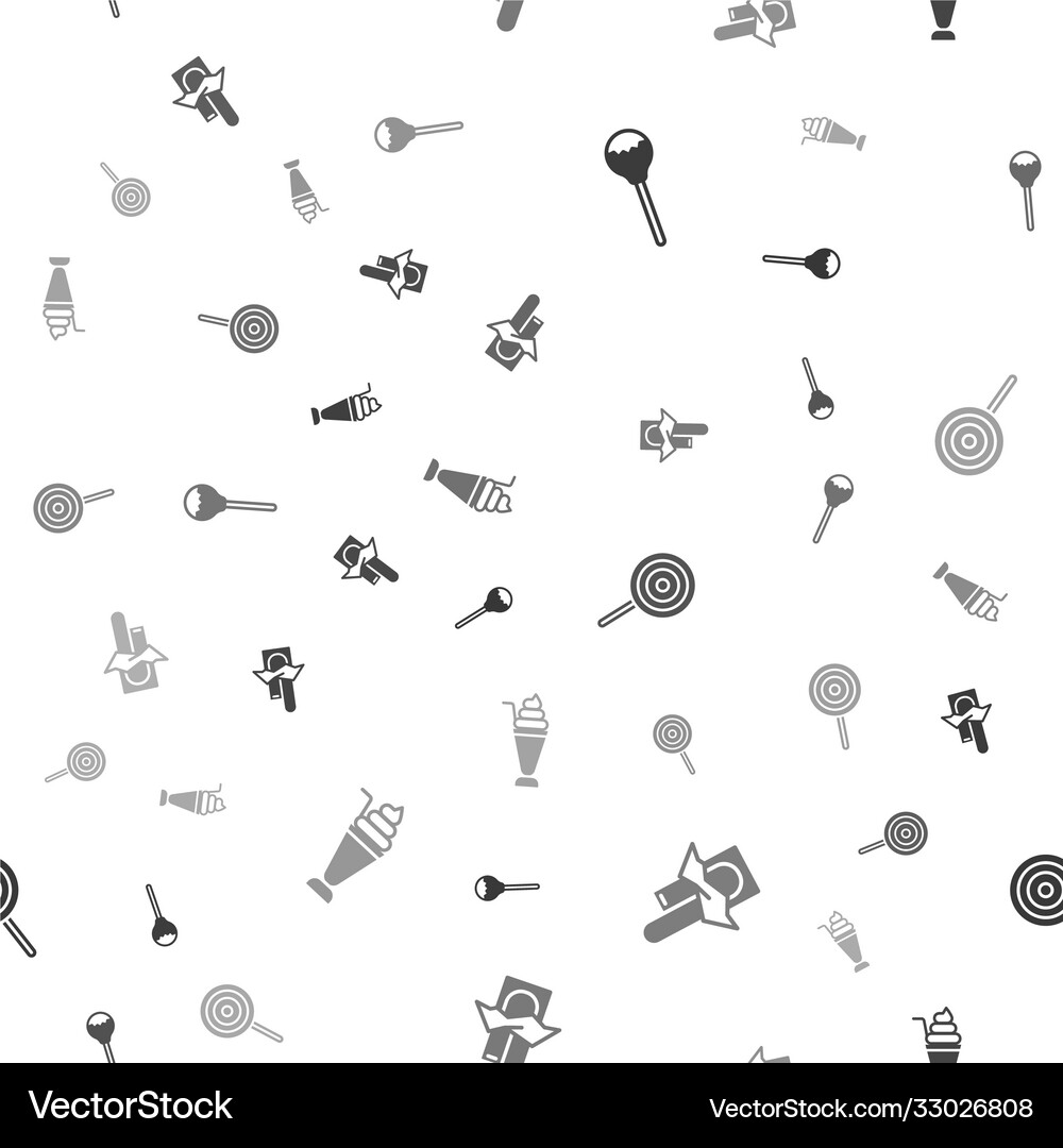 Set lollipop chocolate bar and milkshake Vector Image